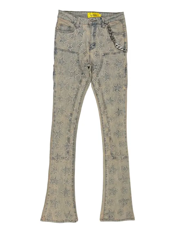 GUAPI Vintage Star Jeans - Neutrals