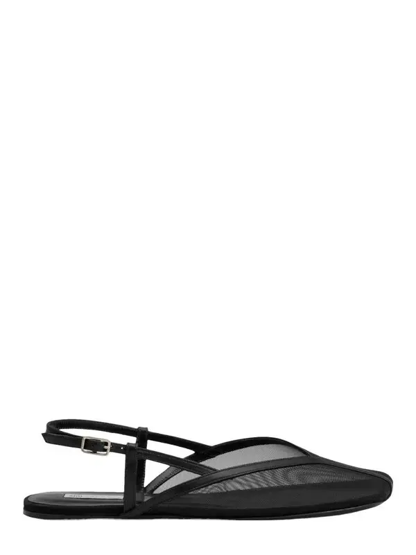 Ami Croisette Ballet Flats - Black