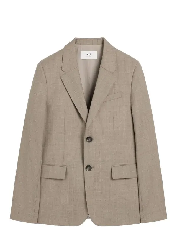 Ami Wool Blazer - Neutrals