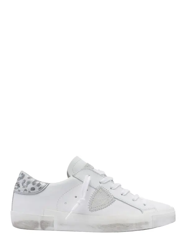 Philippe Model Prsx Leather Sneakers - White