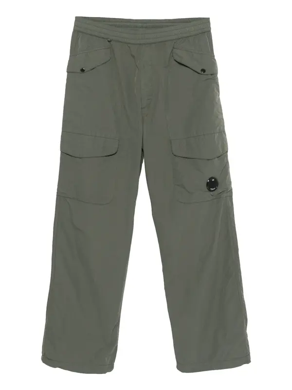 C.P. COMPANY Lens-detail Cargo Pants - Green