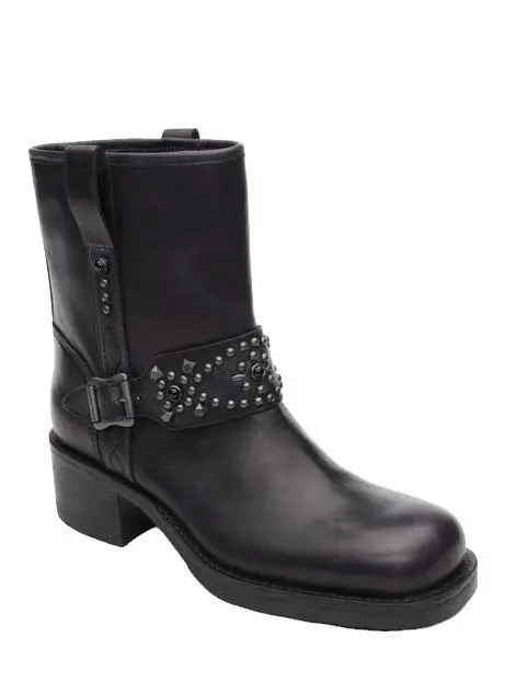 Ash Tequila Moto Bootie - Black