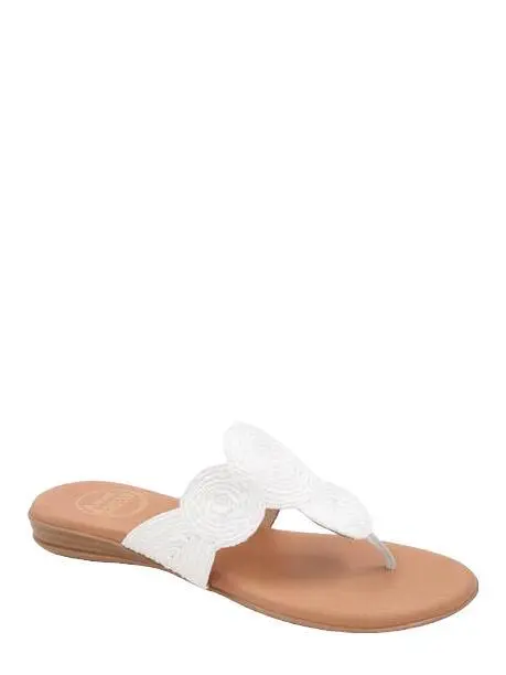 Andre Assous Nikky Featherweights™ Flip Flop - White