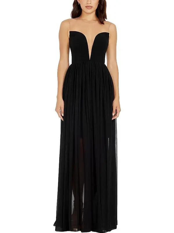 Dress The Population Eleanor Gown - Black
