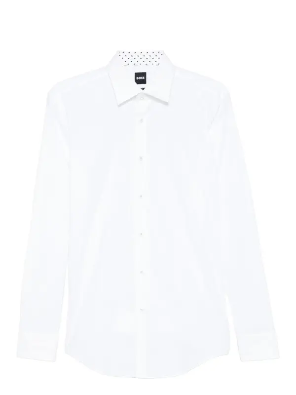 BOSS Poplin Shirt - White