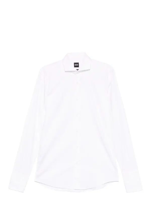 BOSS Classic-collar Shirt - White