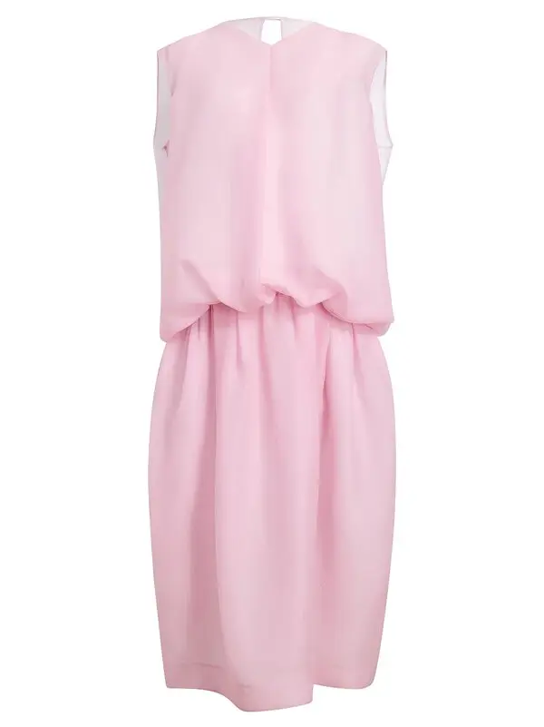 Khaite Noah Organza Dress - Peony