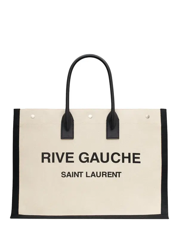 Saint Laurent Rive Gauche Tote - White