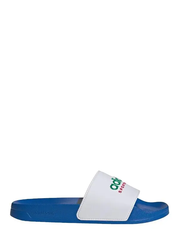 Adidas Adilette Shower Slides - Bright Royal/cloud White/team Green