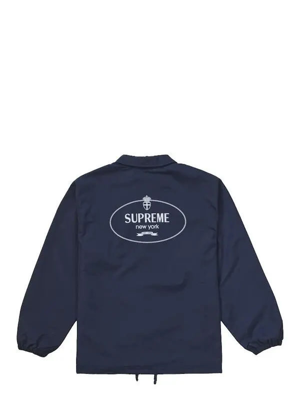 Supreme Crest Coaches Jacket - Navy Blue