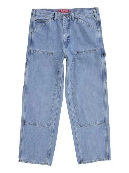 Supreme Double Knee Painter Pant - Washed Indigo