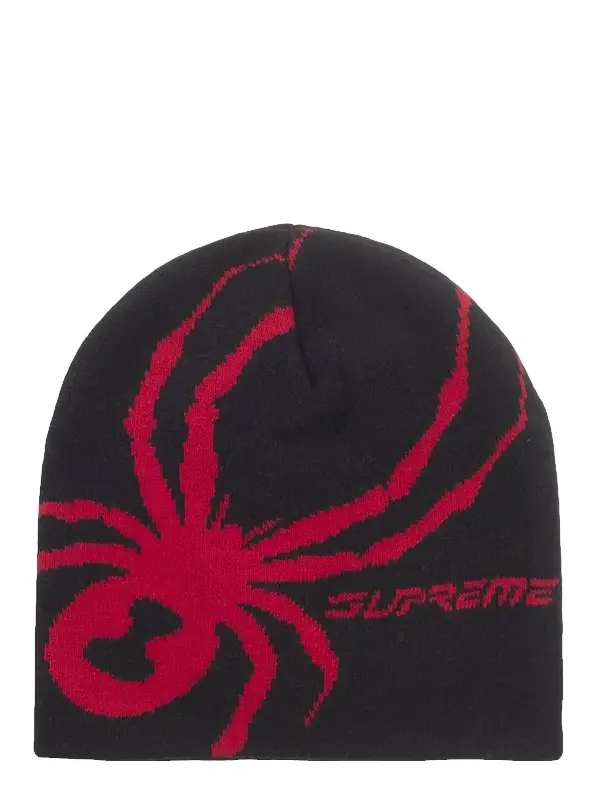 Supreme Spyder Beanie - Black