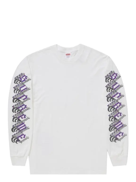 Supreme Strawberries Long Sleeve Tee Shirt - White