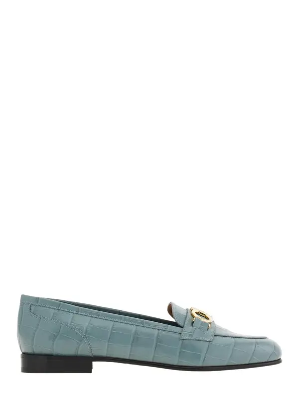 FERRAGAMO Gancini Ornament Loafer - Green