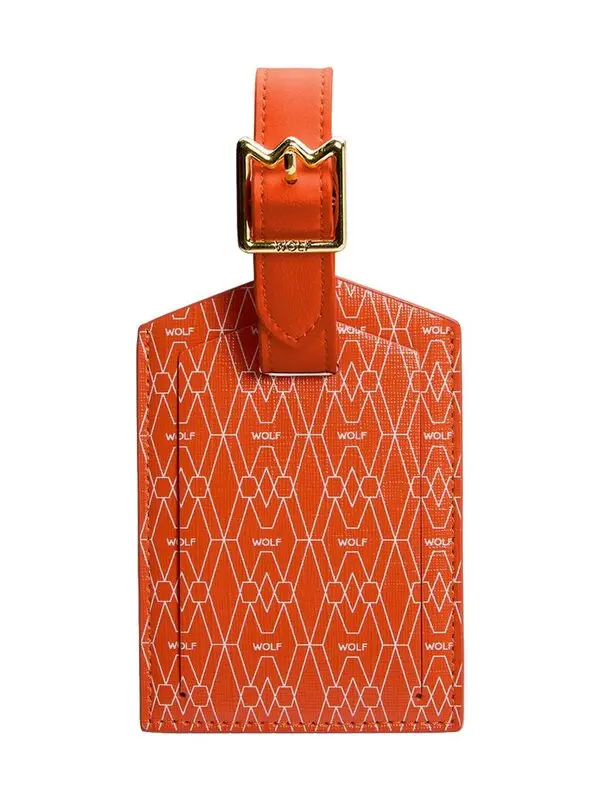 Wolf Signature Luggage Tag - Orange