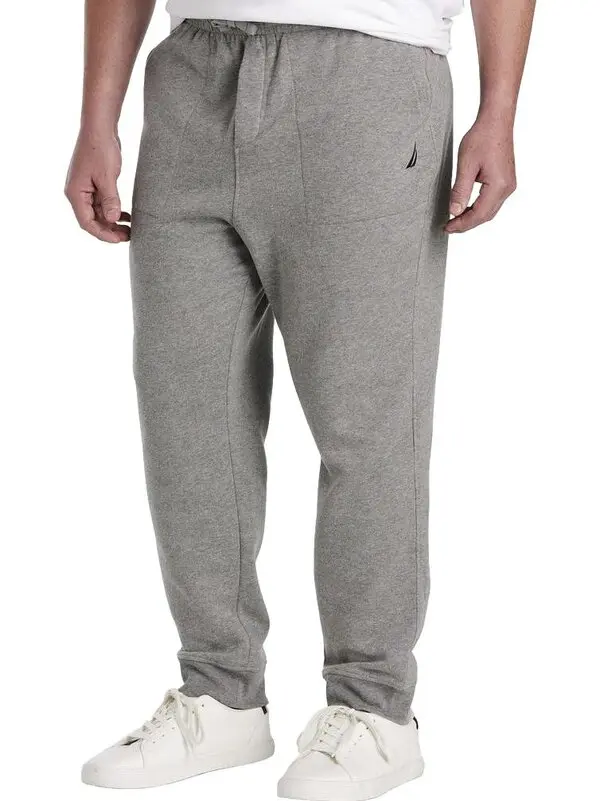NAUTICA Big & Tall Joggers - Stone Grey Hthr