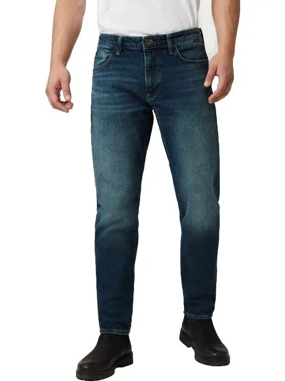 MAVI London Relaxed Tapered Jeans - Deep Blue Denim