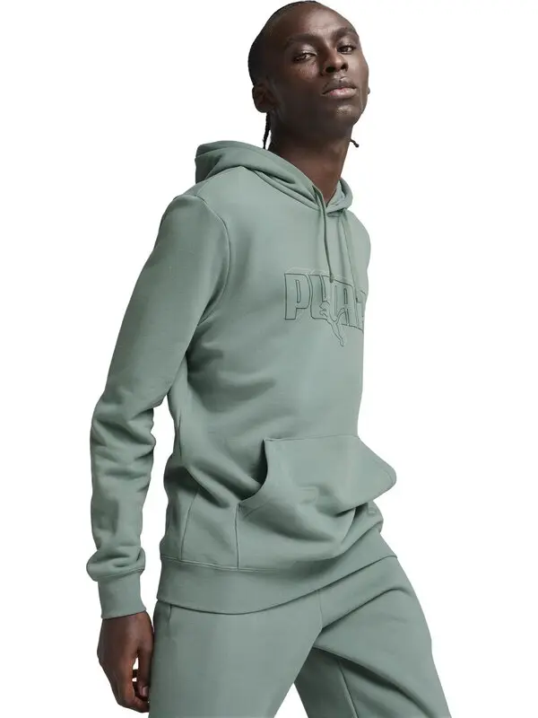 PUMA Essentials Logo Lab Relaxed Fit Hoodie - Green