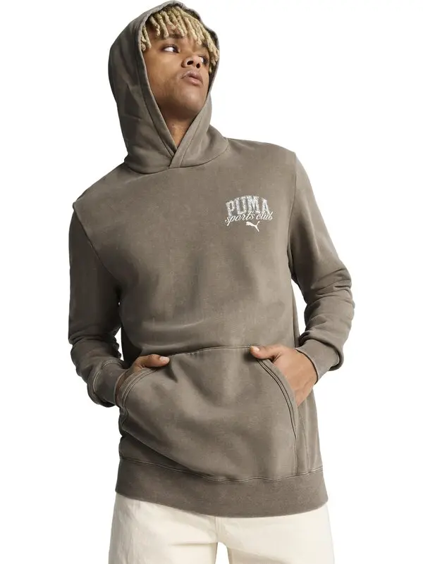 PUMA Class Pack Washed Hoodie - Brown