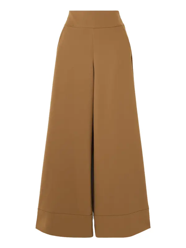Max Mara Fagiani Stretch-twill Pants - Brown