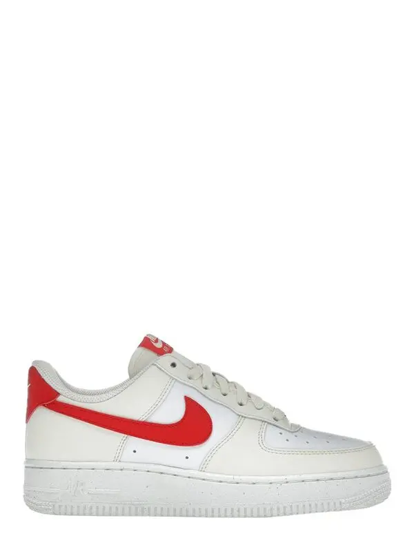 Nike Air Force 1 Low '07 Next Nature Sneakers - Pale Ivory/sail/university Red