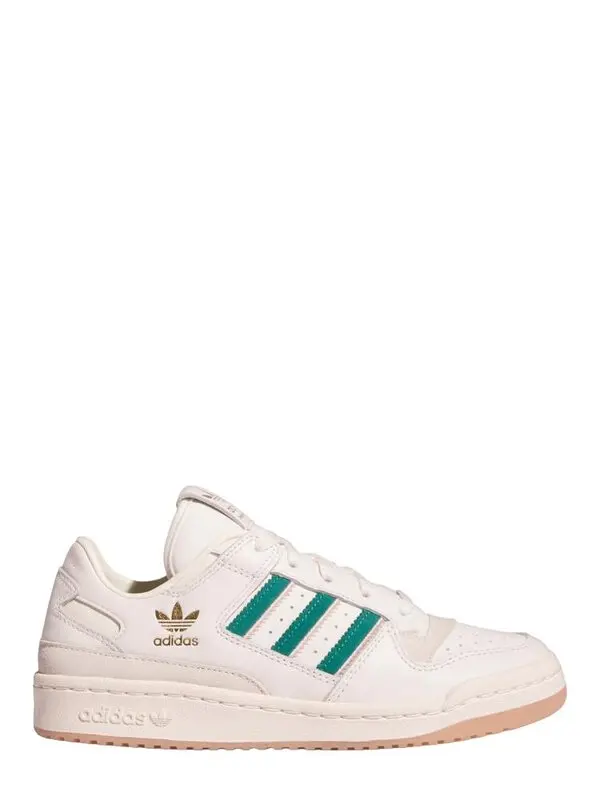 Adidas Forum Low Cl Sneakers - Cloud White/active Green/sandy Pink