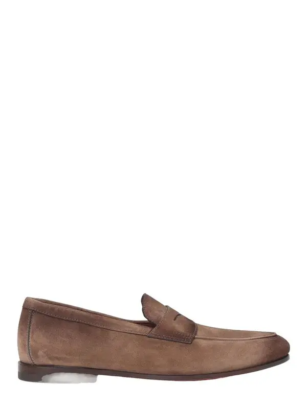 Santoni Loafers - Earth