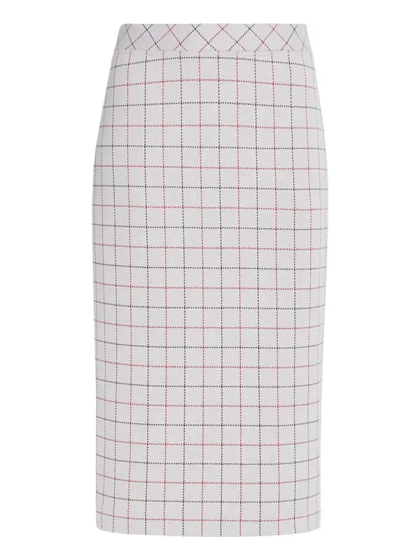 Rosetta Getty Pencil Skirt - White