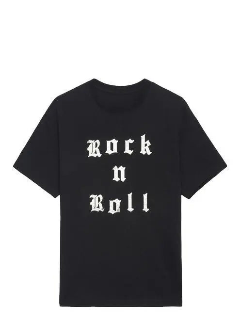 Zadig&Voltaire Rock N Roll Studded T-shirt - Black