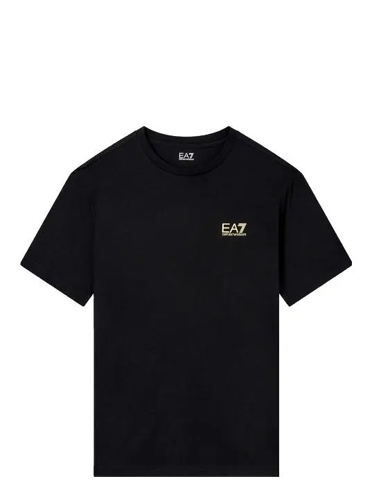 EA7 Pima Cotton Core Identity T-shirt - Black