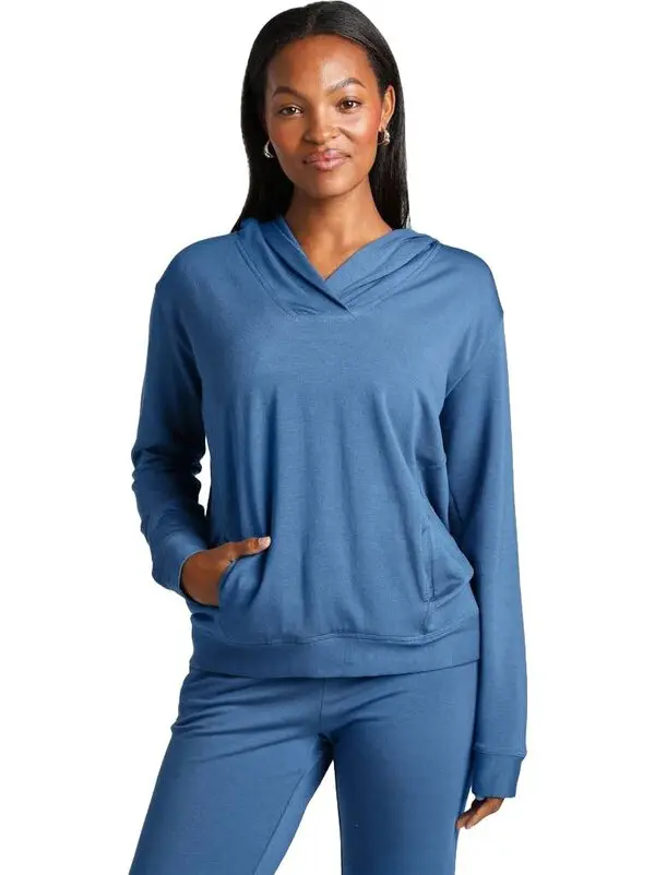 LOSANO Malibu Relaxed Fit Hoodie - Midnight