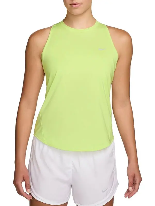 Nike Swift Dri-fit Running Tank Top - Light Lemon Twist