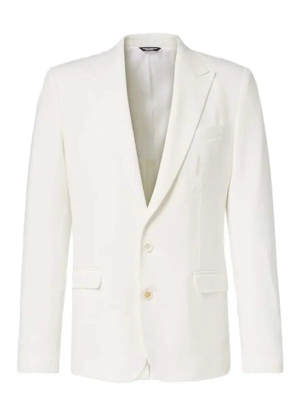 Dolce & Gabbana Single-breasted Blazer - White