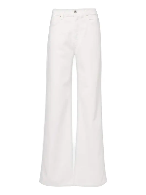 Citizens Of Humanity Annina High-rise Wide-leg Jeans - White