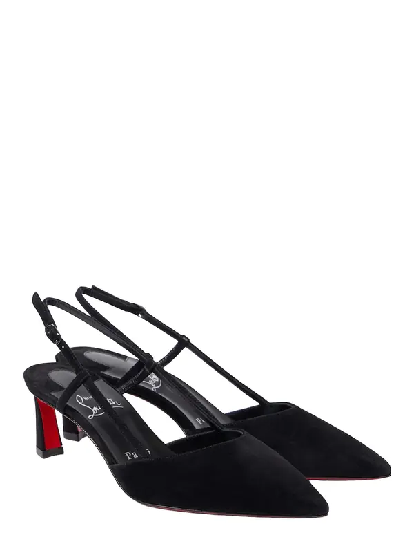 CHRISTIAN LOUBOUTIN Condoroline 55 Slingback Pumps - Black