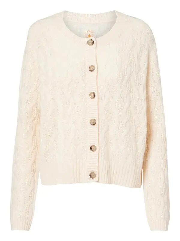 Jardin Des Orangers Cashmere Cardigan - Beige