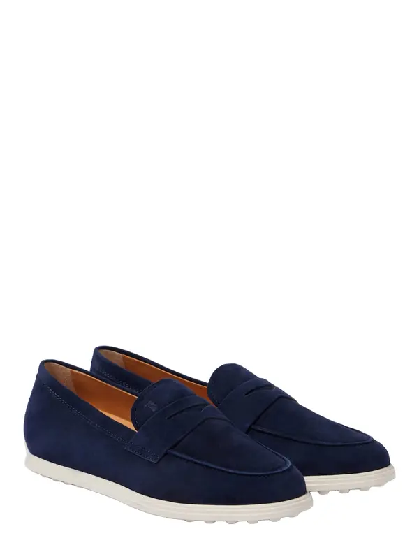 TOD'S Suede Loafers - Blue