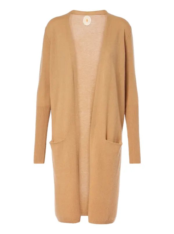 Jardin Des Orangers Wool And Cashmere Cardigan - Beige