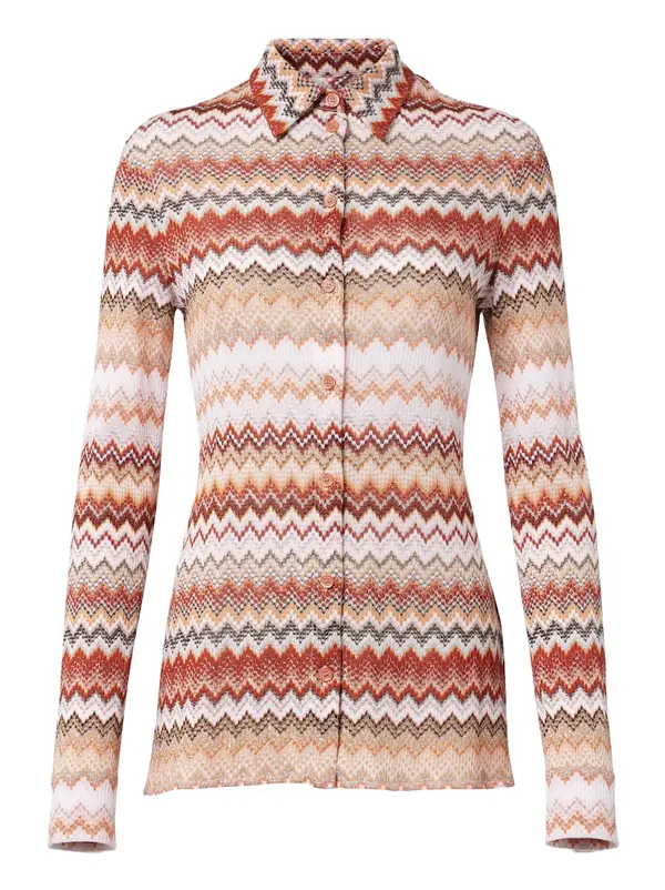 Missoni Zigzag Lame Shirt - Multicoloured