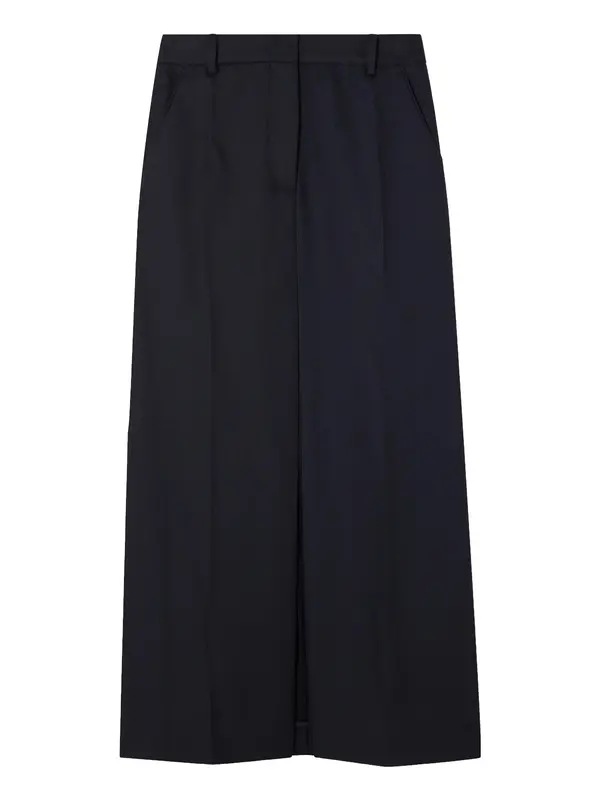 Stella McCartney Net Sustain Pleated Maxi Skirt - Blue