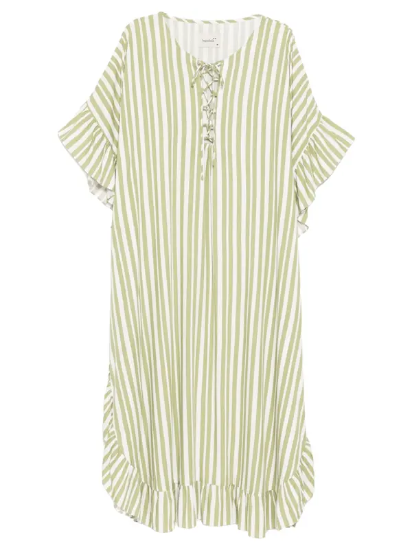 BAMBAH Raya Striped Dress - Green