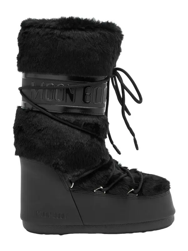 Moon Boot Icon Padded Mid-calf Snow Boots - Black
