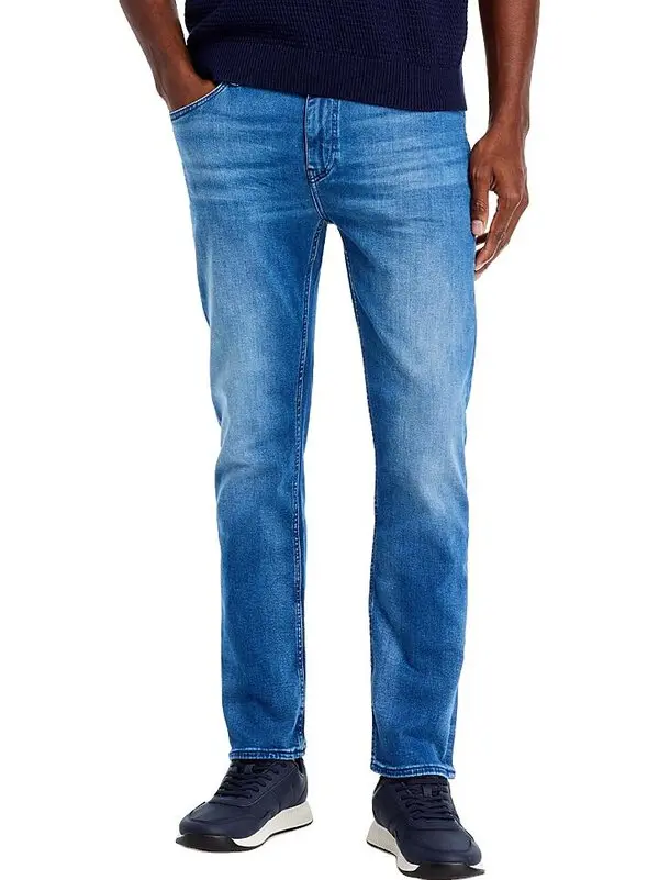 BOSS Delaware Slim Fit Jeans - Medium Blue