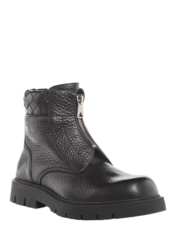 Bottega Veneta Haddock Zip Booties - Nero