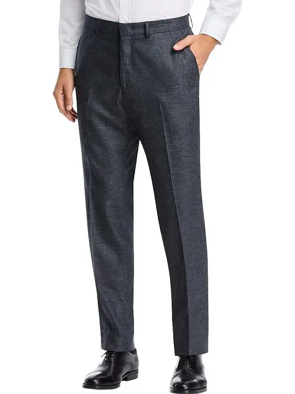 Vince Melange Solid Slim Fit Suit Pants - Grey