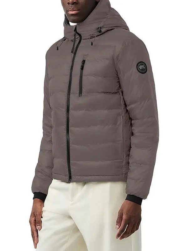 Canada Goose Label Lodge Packable Hooded Down Jacket - Coastal Grey