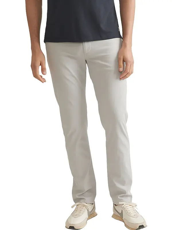 Marine Layer Breeze 5 Pocket Slim Fit Hybrid Pants - Light Gray