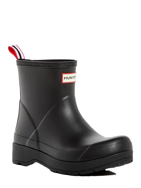 Hunter Play Short Rain Boots - Black