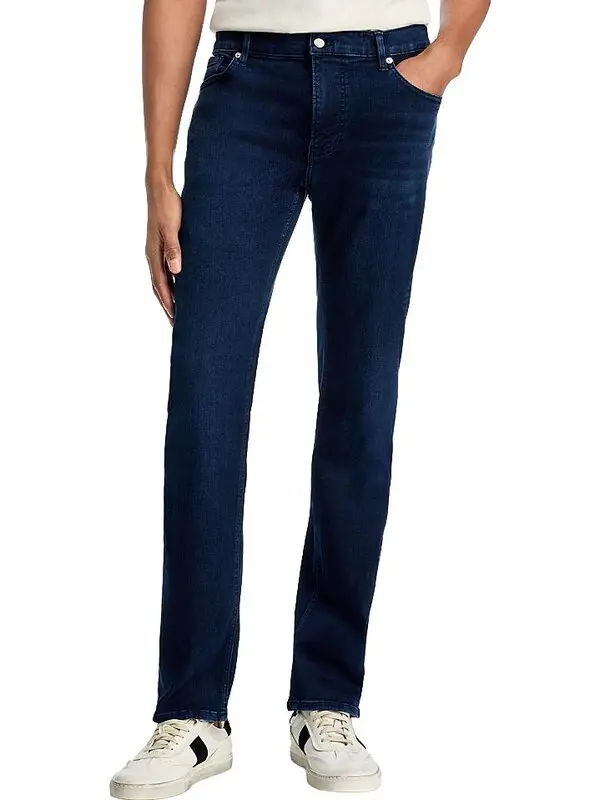 FRAME Jetset Modern Straight Jeans - Jet Indigo