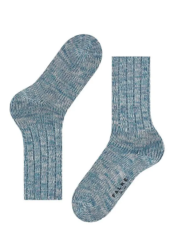 Rains Falke Brooklyn Cotton-blend Boot Socks - Teal